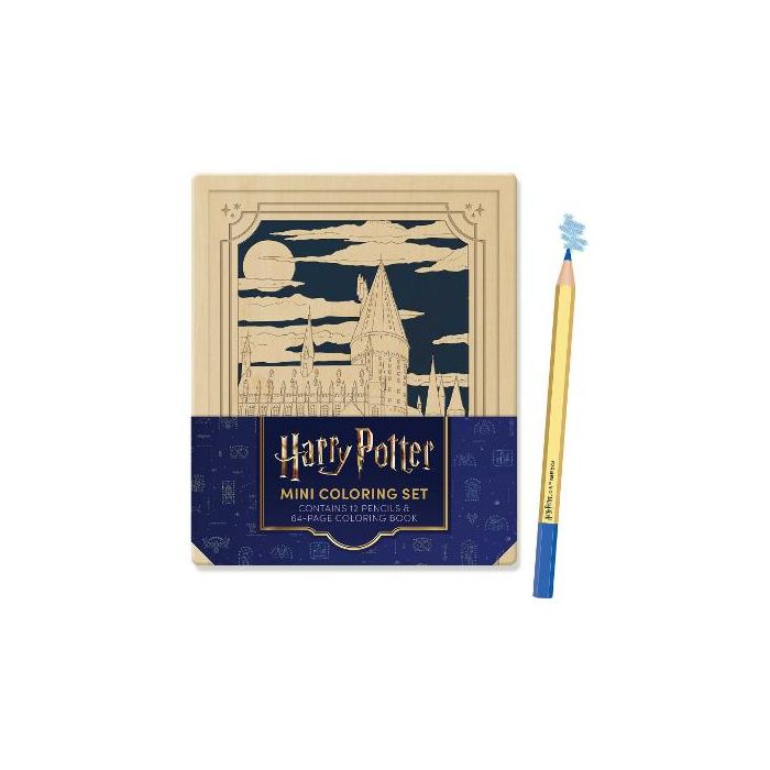 Harry Potter Mini Coloring Set: Contains 64pp Coloring Book And 12 ...