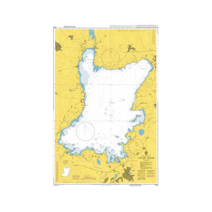 Admiralty Chart 2163 - Lough Neagh | Stanfords