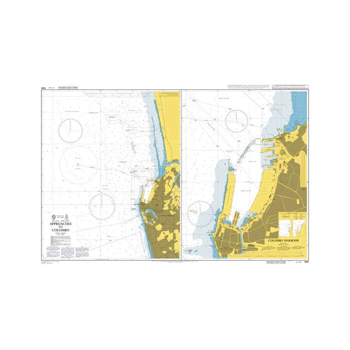 Admiralty Chart 1655 - Sri Lanka - West Coast, Colombo and Approaches ...