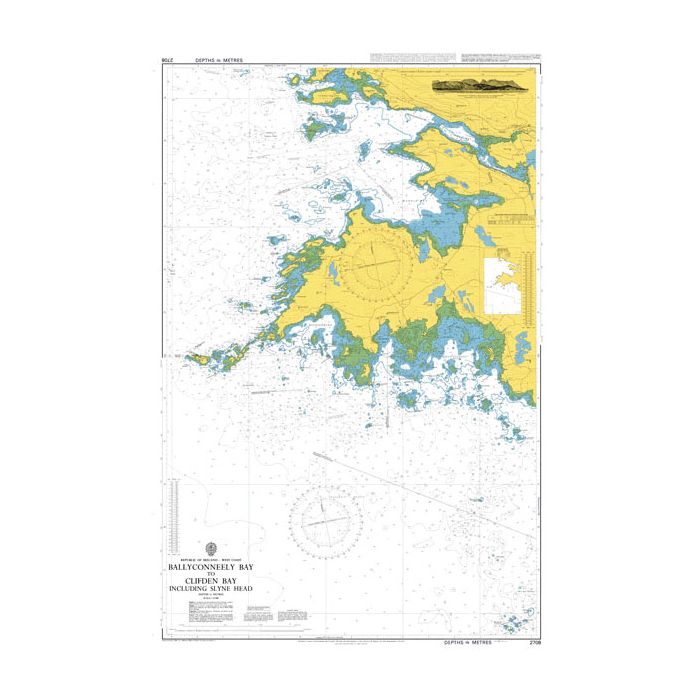 Admiralty Chart 2708 - Ballyconneely Bay to Clifden Bay including Slyne ...