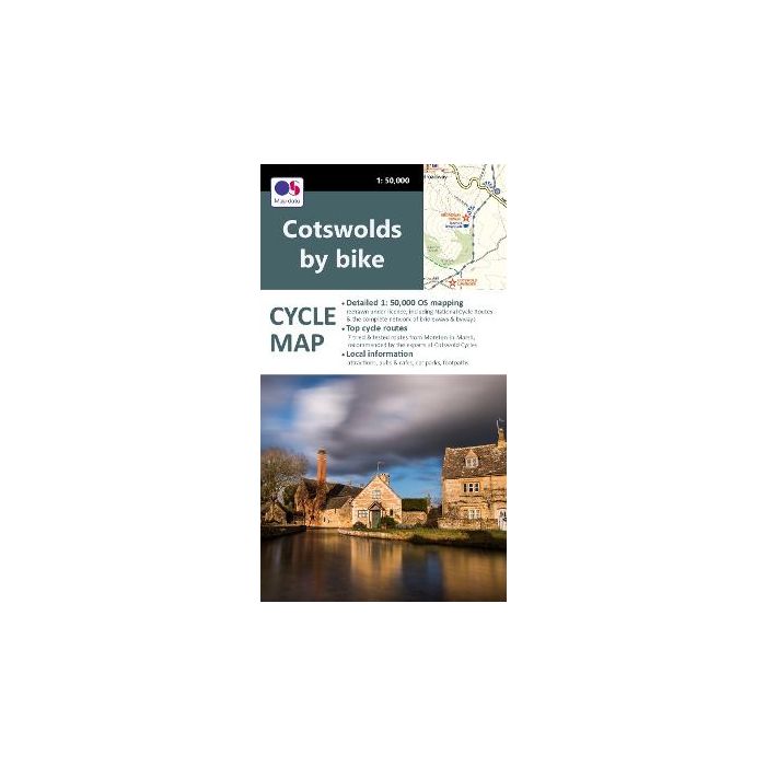 Cotswolds by Bike: Cycle Map | Stanfords