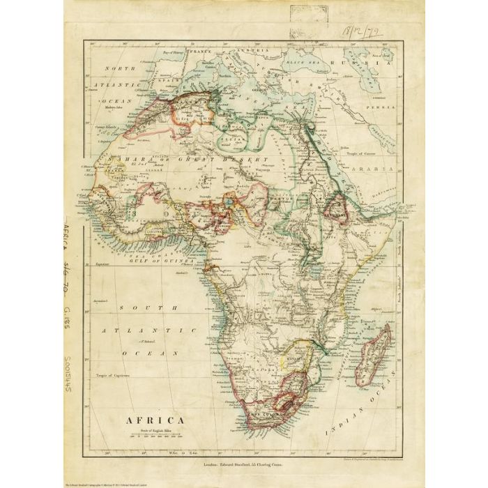 Stanford's Africa Map (1879) Map | Stanfords