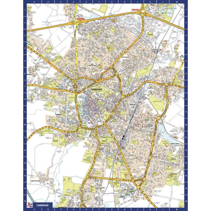 A-Z Cambridge Street Map | Stanfords