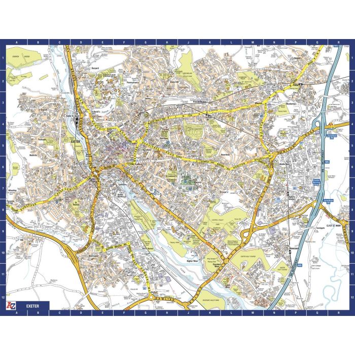 A-Z Exeter Street Map | Stanfords