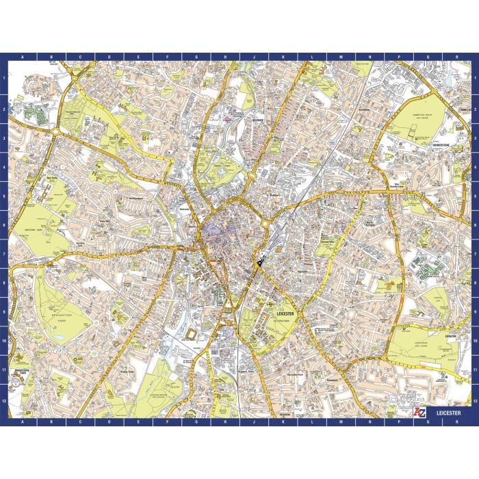 A-Z Leicester Street Map | Stanfords
