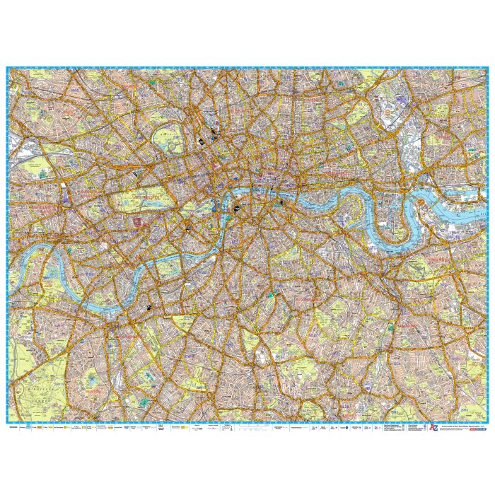 A-Z London Master Plan - Centre | Stanfords