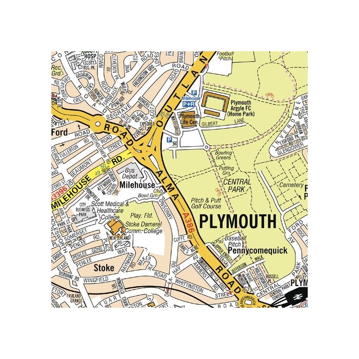 Street Map Of Plymouth Ma 1879 Hand Colored Street Map Of KINGSTON,