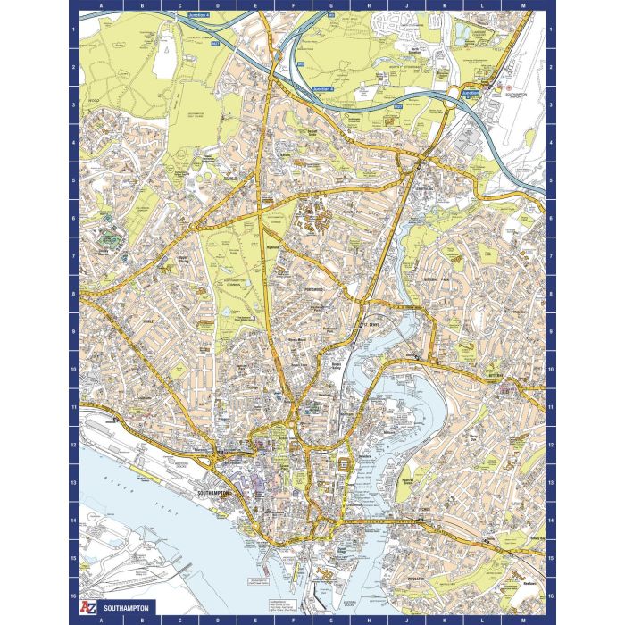 A-Z Southampton Street Map | Stanfords