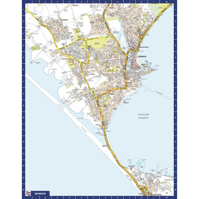 A-Z Weymouth Street Map | Stanfords