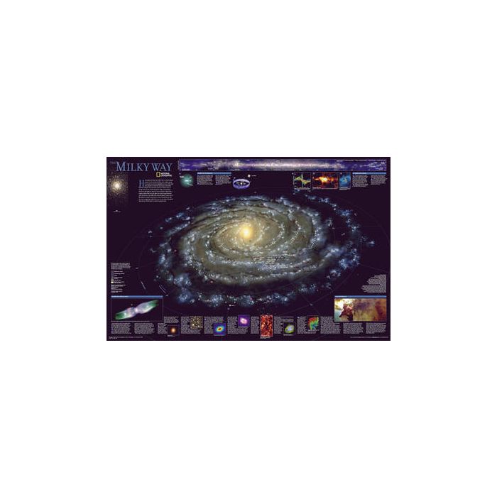 Milky Way Galaxy Map National Geographic