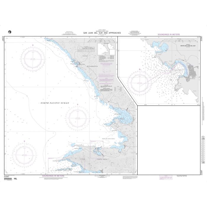 NGA Chart 21547 - San Juan Del Sur and Approaches | Stanfords