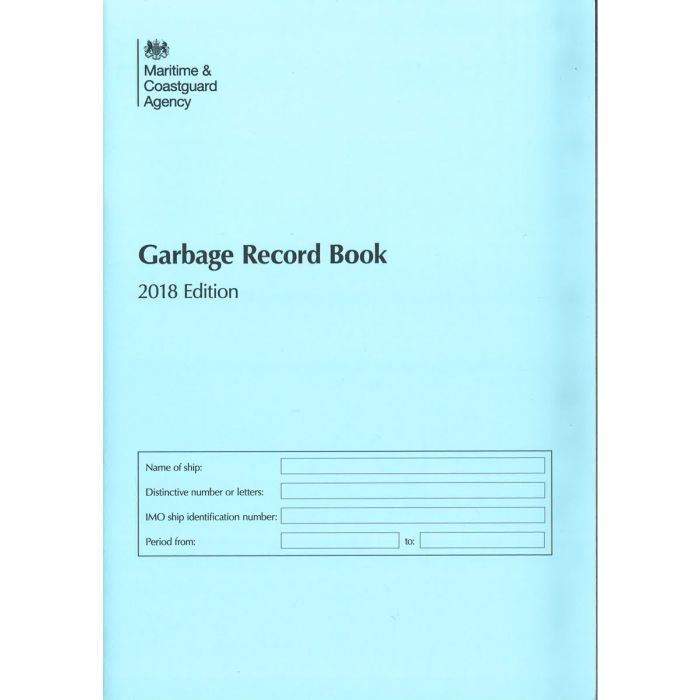 MCA Garbage Record Book | Stanfords
