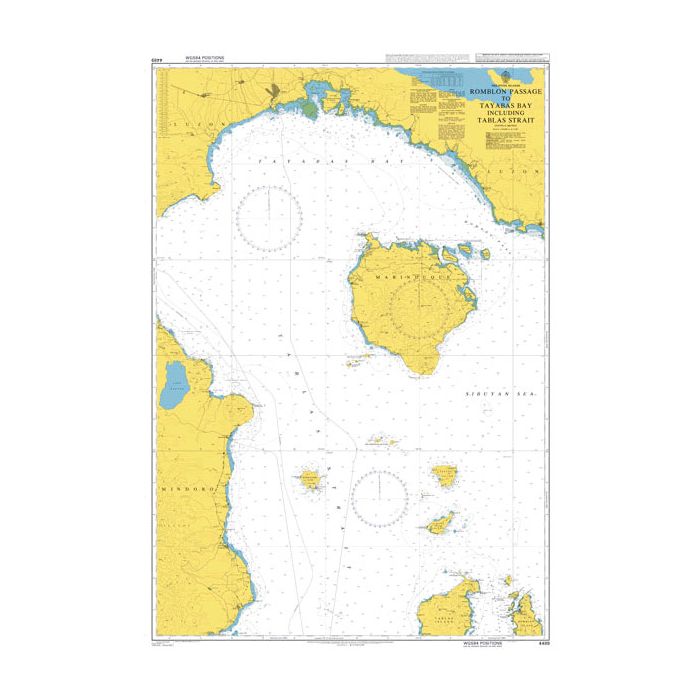 Admiralty Chart 4489 - Romblon Passage to Tayabas Bay Including Tablas ...