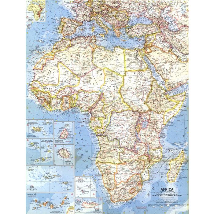 Africa - Published 1960 | Stanfords