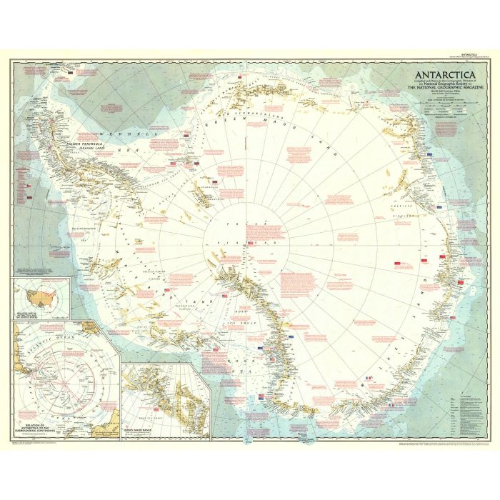 Antarctica - Published 1957 | Stanfords