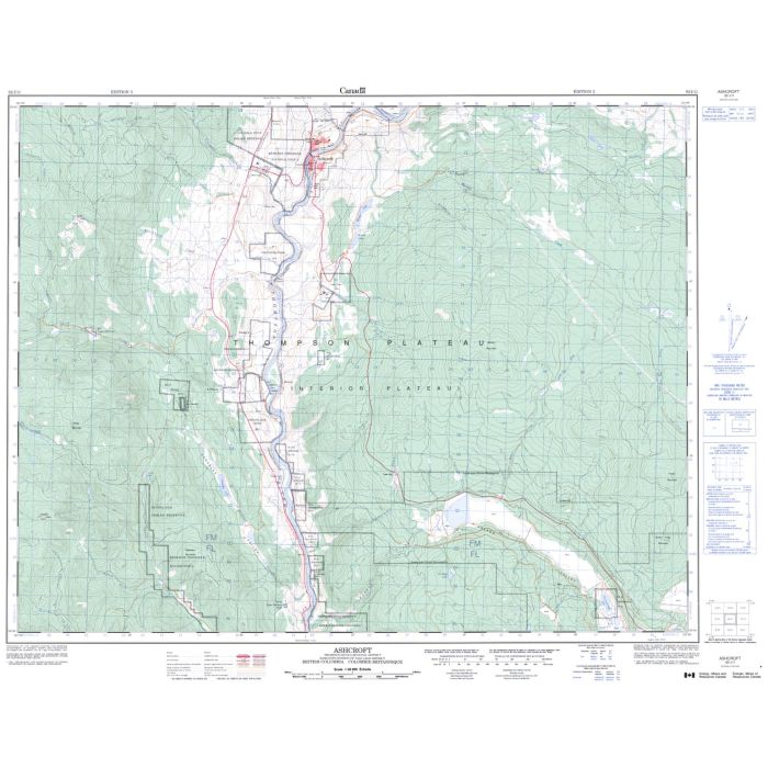 Ashcroft - 92 I/11 - British Columbia | Stanfords