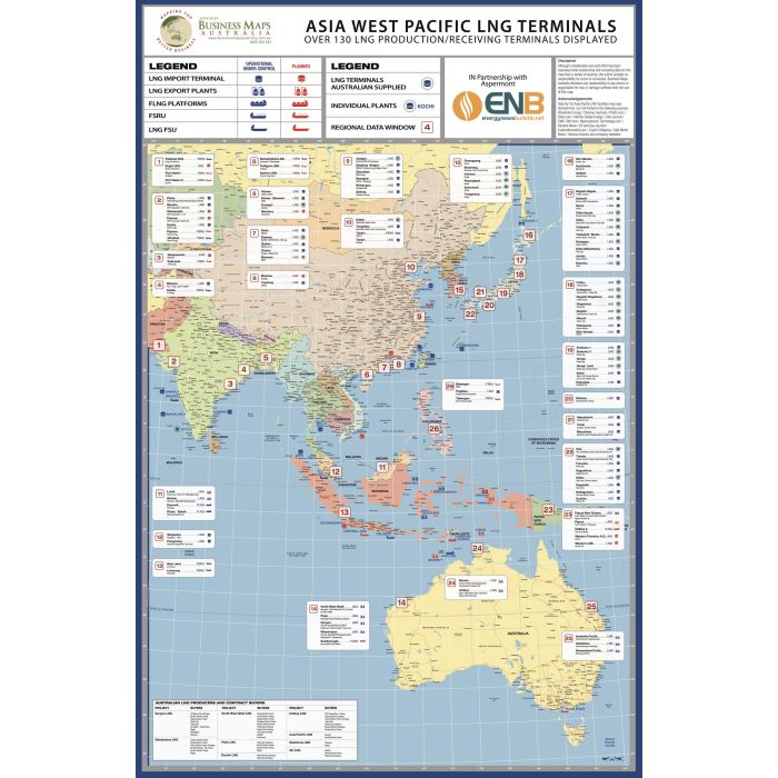 Asia West Pacific LNG Terminals | Stanfords