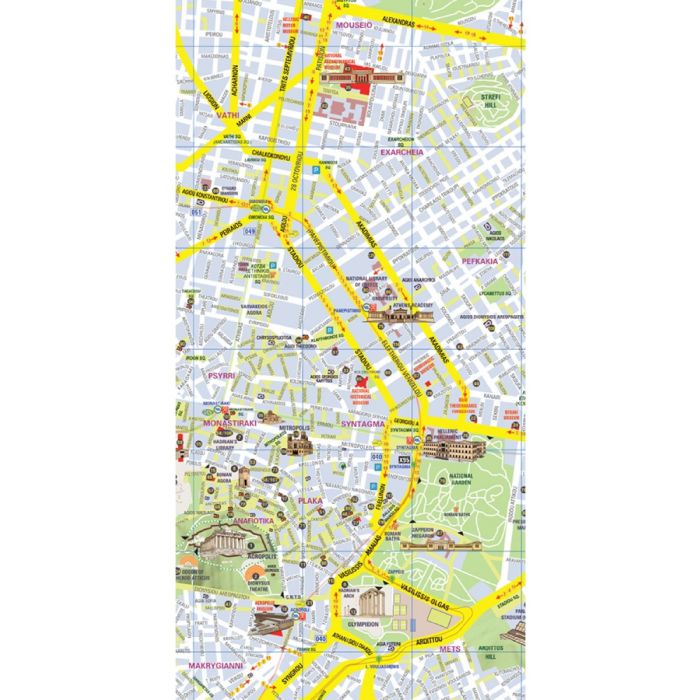 Athens tourist map 60 photos - Morilly.com