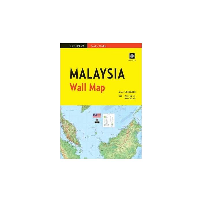 Malaysia Periplus Wall Map | Stanfords