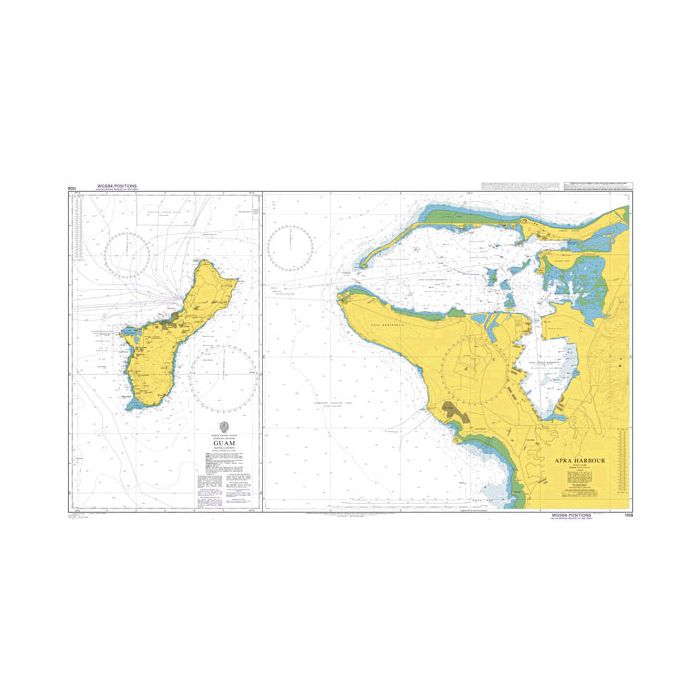 Admiralty Chart 1109 - Guam | Stanfords