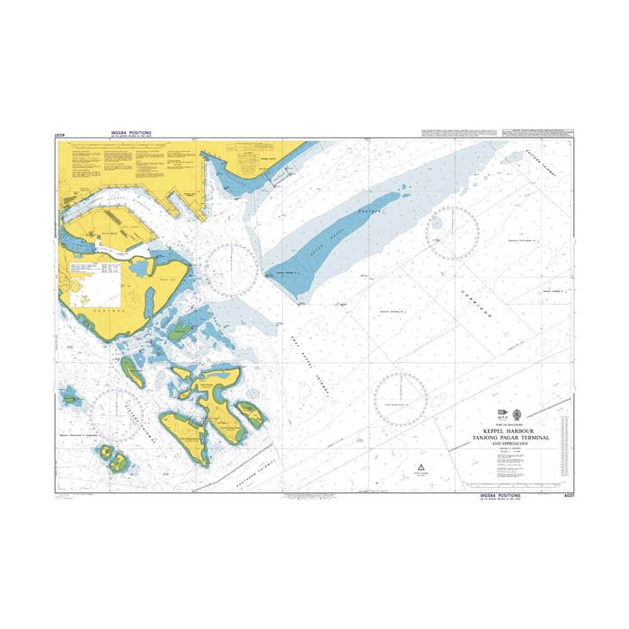 Admiralty Chart 4037 - Keppel Harbour, Tanjong Pagar Terminal and ...