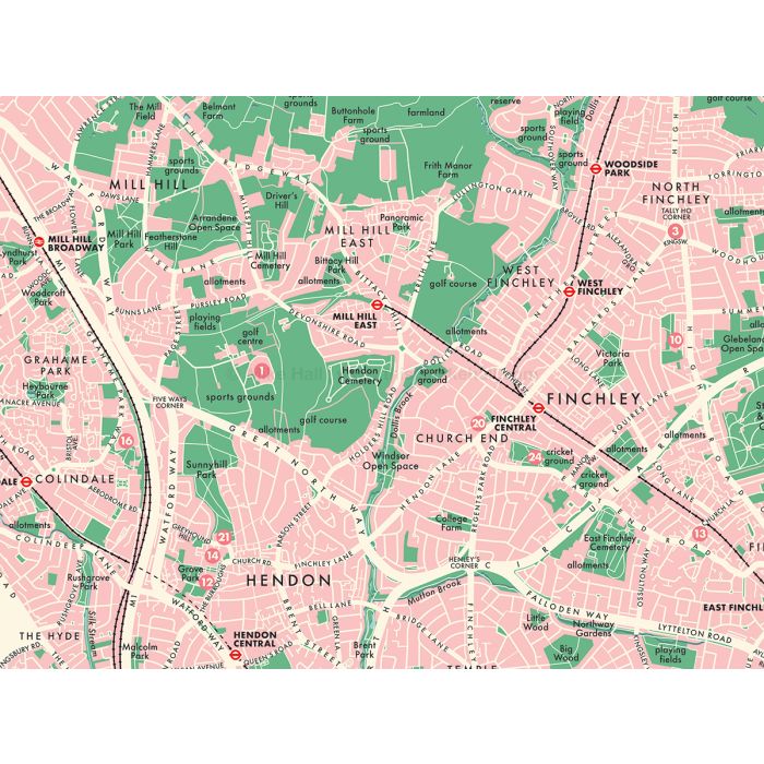 Barnet England Map