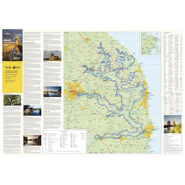 Broads National Park Map | Stanfords