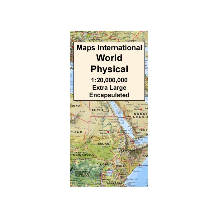 World Environmental | Maps International Laminated Wall Map 1: ...