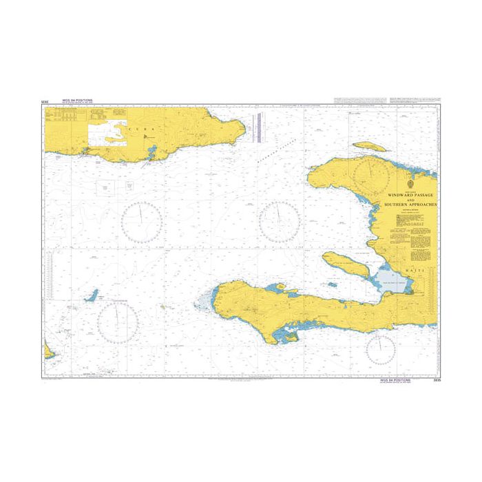 Admiralty Chart 3935 - Windward Passage and Southern Approaches | Stanfords