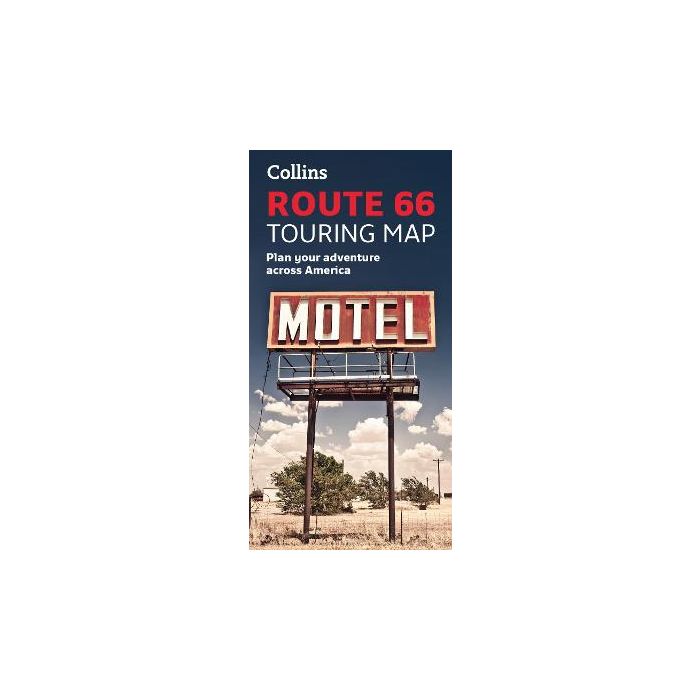 Route 66 Collins Touring Map - Plan your adventure across America ...