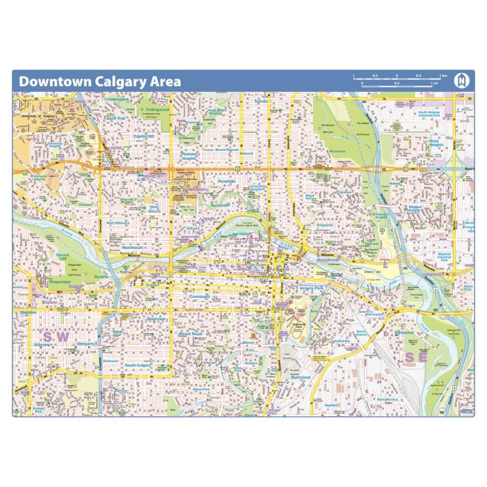 Calgary Downtown - Compact | Stanfords