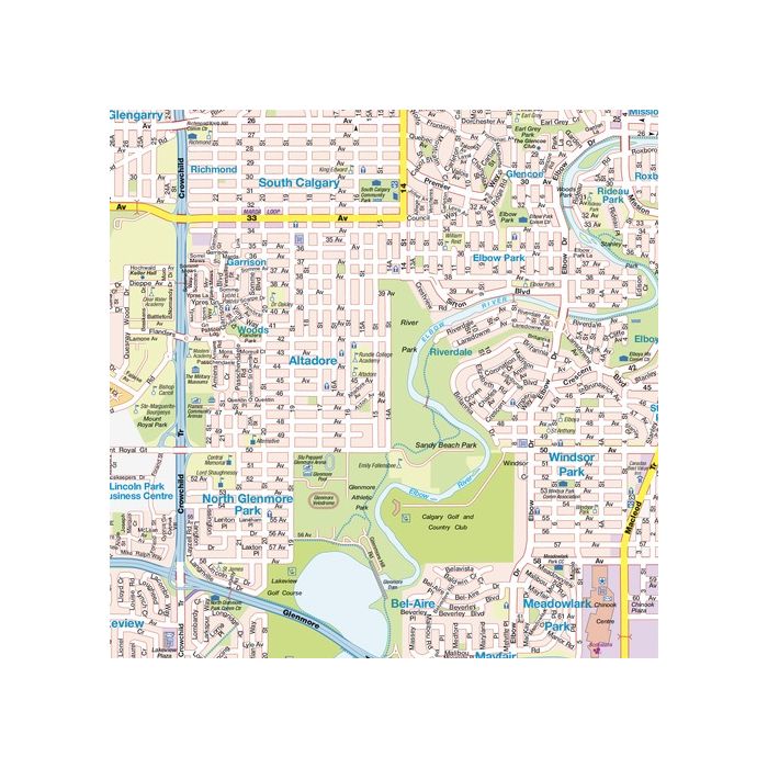 Calgary Street Map Pdf Southwest Ring Road | PDF | Sports & Recreation