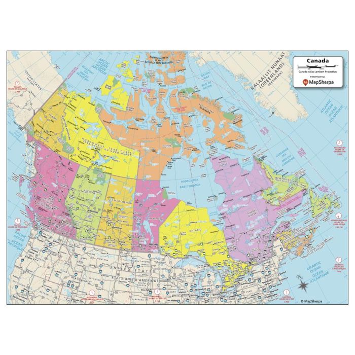 Canada And Usa Map With Oceans Map Of Northwest Atlantic Ocean,