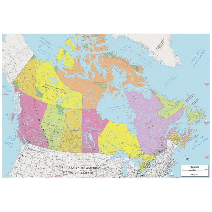 Map Of Canada With Oceans