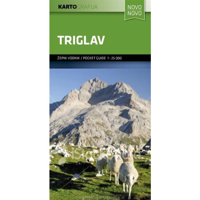 Triglav, Slovenia | Kartografija Pocket Map 1:25,000 | Stanfords