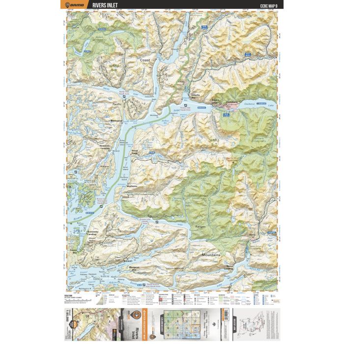 CCBC09 Rivers Inlet - Cariboo Chilcotin Coast BC Topo | Stanfords