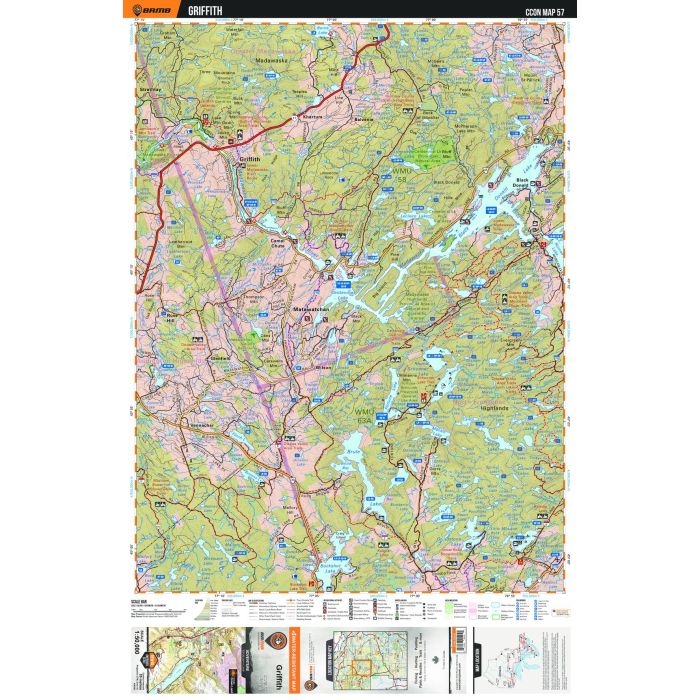 CCON57 Griffith - Cottage Country Ontario Topo | Stanfords