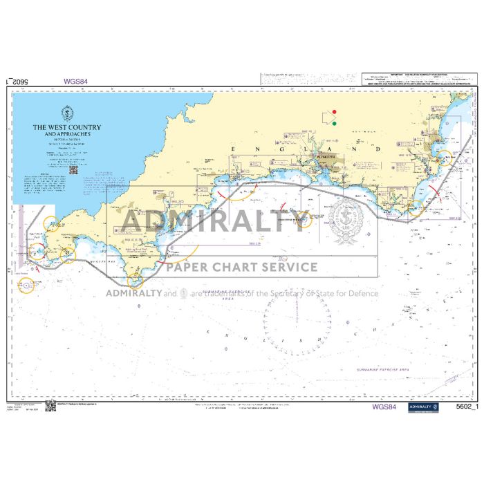 Admiralty Chart SC5602_1 - The West Country and Approaches | Stanfords
