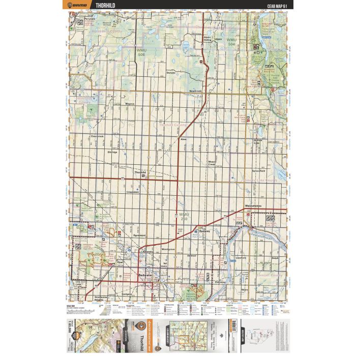 CEAB61 Thorhild - Central Alberta Topo | Stanfords