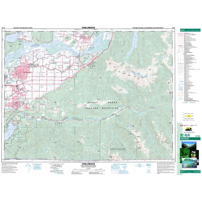 Chilliwack - 92 H/4 - British Columbia | Stanfords