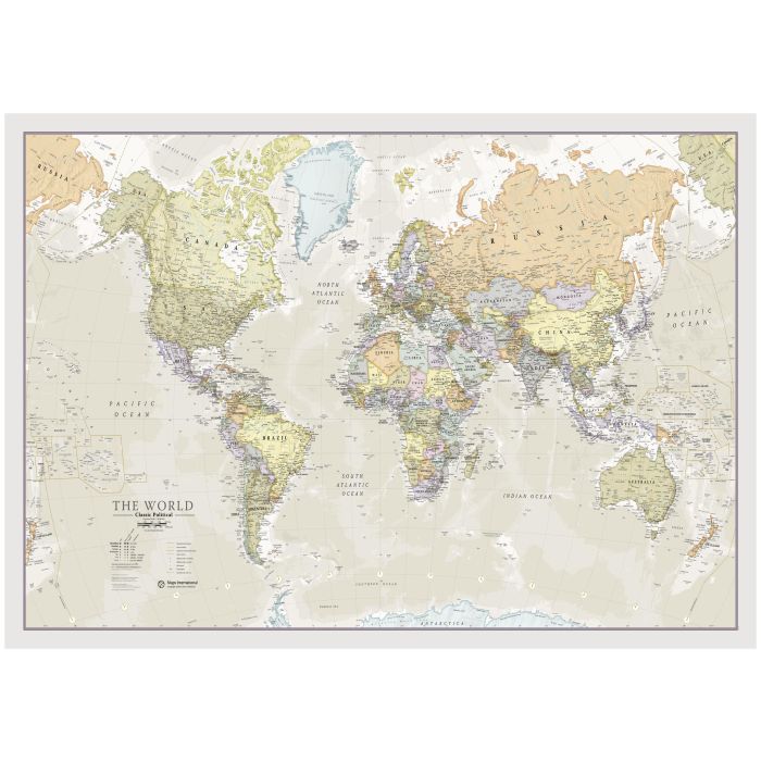 Classic World Map | Stanfords