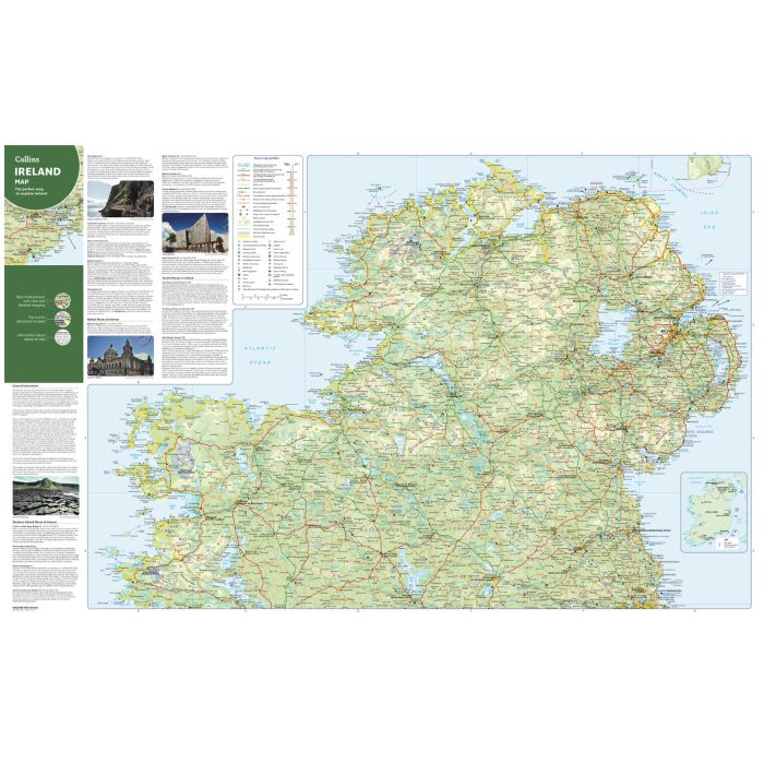 Collins Ireland Pocket Map - North | Stanfords