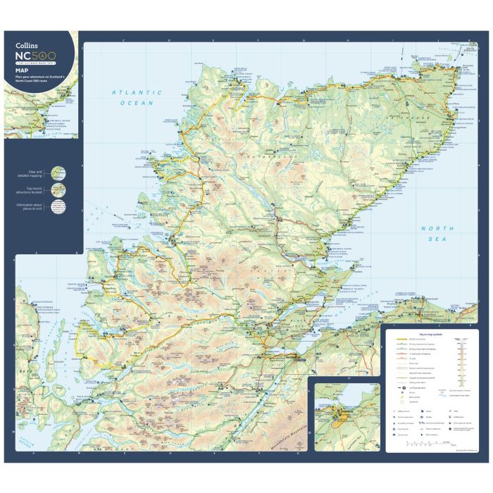 Collins NC500 Pocket Map | Stanfords