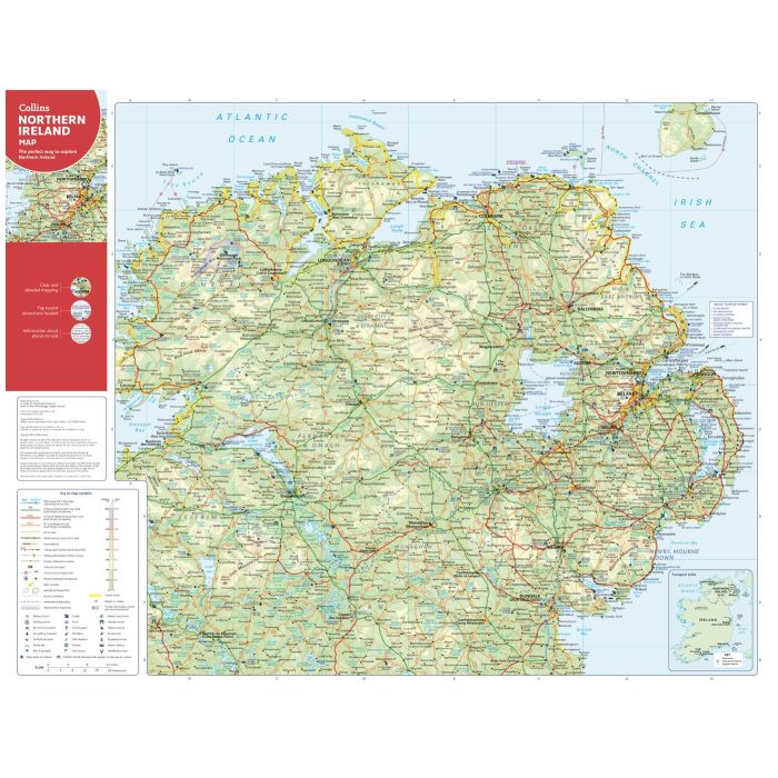 Collins Northern Ireland Pocket Map | Stanfords