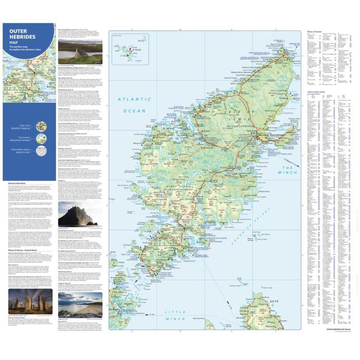 Outer Hebrides Islands Map