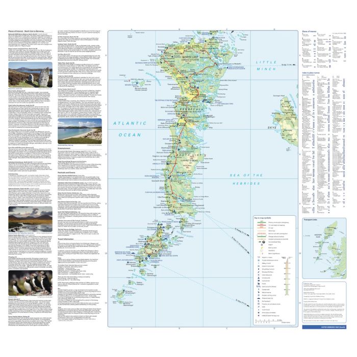 Collins Outer Hebrides Pocket Map - South | Stanfords