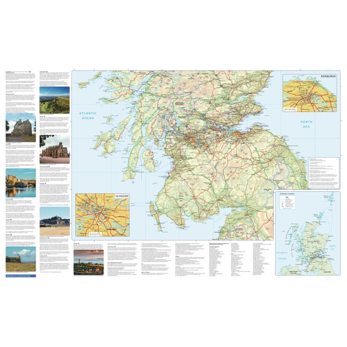 Collins Scotland Film and TV Pocket Map - South | Stanfords