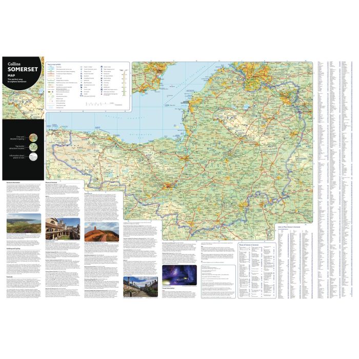 Collins Somerset Pocket Map | Stanfords