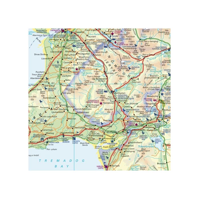 Map North Wales
