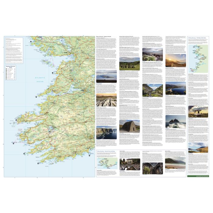 Collins Wild Atlantic Way Pocket Map - South | Stanfords